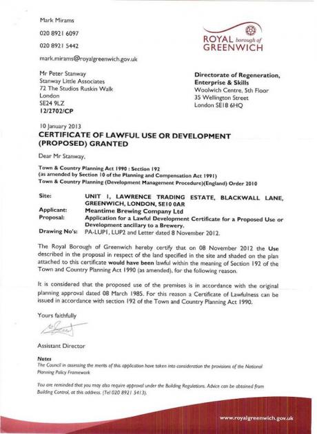 Lawful Development – Stanway Little Associates